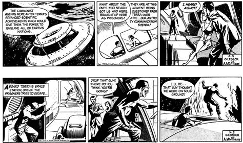 Hairy Green Eyeball 3 Twin Earths — Science Fiction Comic Strip