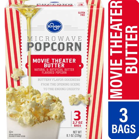 Kroger® Movie Theater Butter Microwave Popcorn 3 Ct 27 Oz Ralphs
