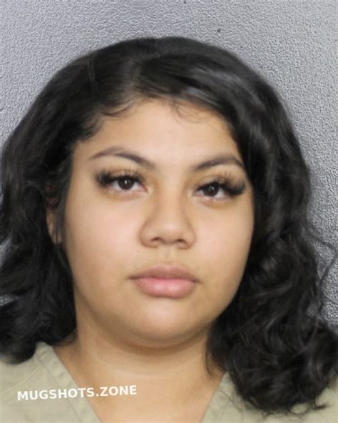 Gonzalez Ilse Celene 02062022 Broward County Mugshots Zone
