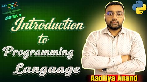 Introduction To Programming Language Python Programming Btech