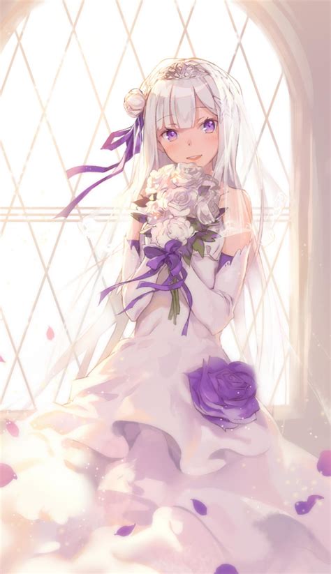 Re Zero Emilia Wallpapers Top Free Re Zero Emilia Backgrounds