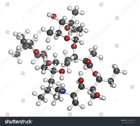 Azithromycin Antibiotic Drug Macrolide Class Chemical Stock