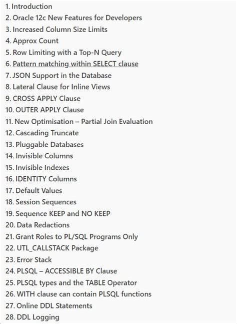 Fayyaz Ahmed1 On Linkedin Oracle 12c New Features