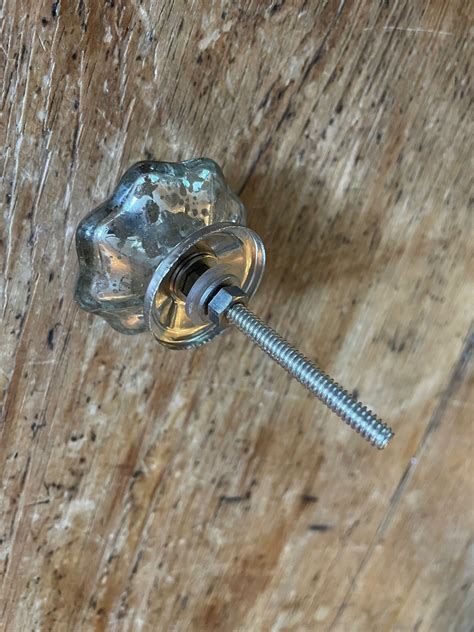 Mercury Glass Drawer And Or Closet Knobs Etsy