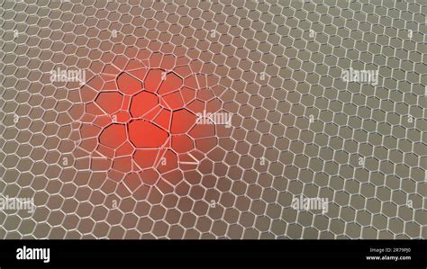 Graphene Disorders Conceptual Computer Illustration Graphene Is An