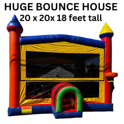 30 Huge Bounce House W 2 Basketball Hoops Daves Bounce And Play
