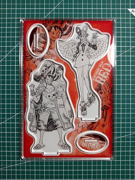 원피스 필름 레드 루피 우타 아크릴 스탠드 팝니다 소설 만화책 중고나라