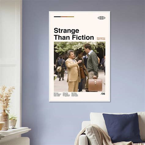 Stranger Than Fiction Poster Stranger Than Fiction Print Minimalist