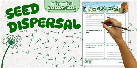 Seed Dispersal Fact File Template
