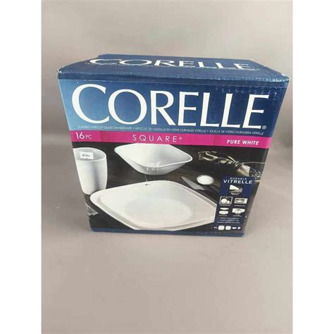 Corelle Square Pure White From Usa Shopee Philippines