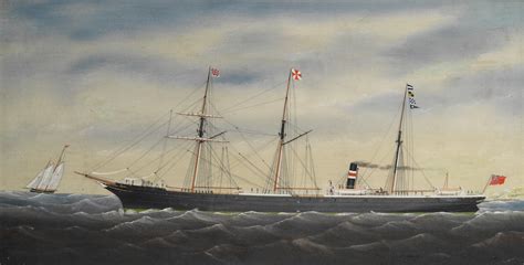 Bonhams English School Early 20th Century The Ss Alice Off The
