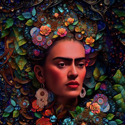 Frida Kahlo Digital Art By Peggy Collins Pixels