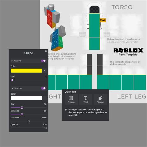 Roblox Shirt Template Design Unique Avatars Effortlessly
