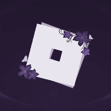 Roblox App Icon Purple Flower Design Roblox App Icons Roblox Aesthetic Icon Phone Icons Purple
