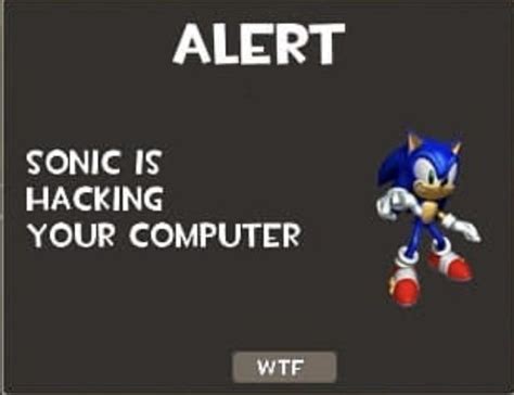 Sonic Is Hacking Your Computer 2 Blank Template Imgflip