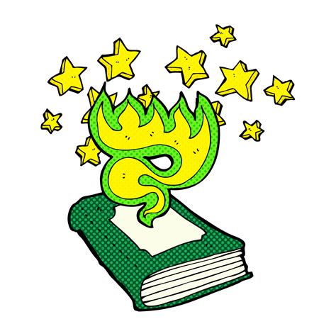 Cartoon Magical Spell Book 39913270 Png