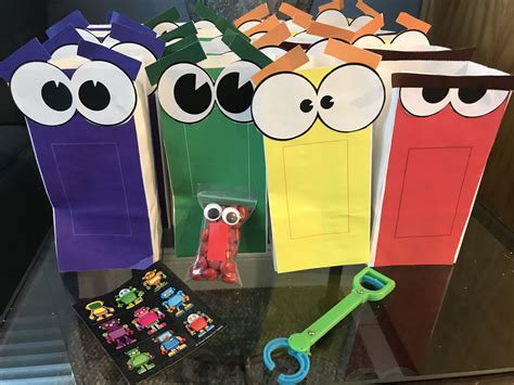 Storybots Goodie Bags Robot Birthday Party 6th Birthday Parties