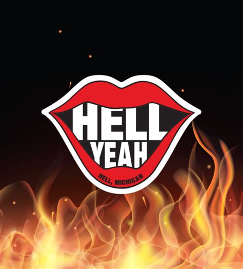 Hell Yeah Lips Shaped Magnet