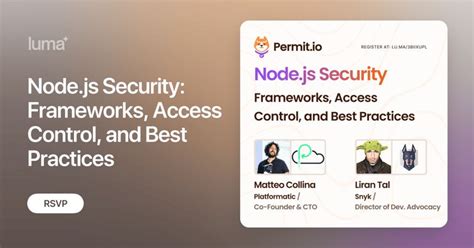 platformatic on linkedin node js security frameworks access control