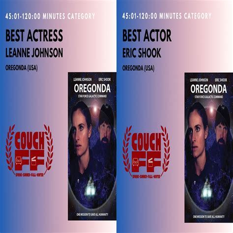 Oregonda Leanne Johnson Received Best Actress For Oregonda Eric