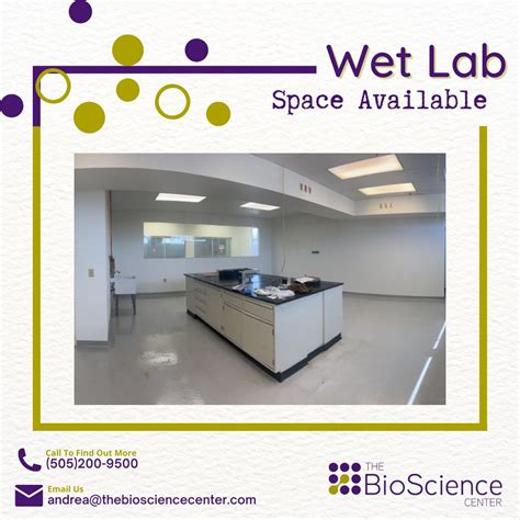 The Bioscience Center On Linkedin Wet Lab Available For Lease