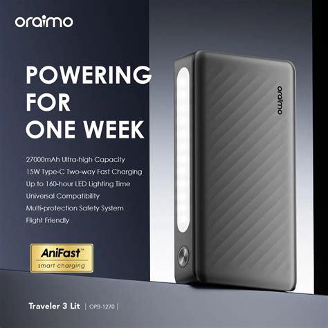Oraimo Traveler 27000mah Power Bank