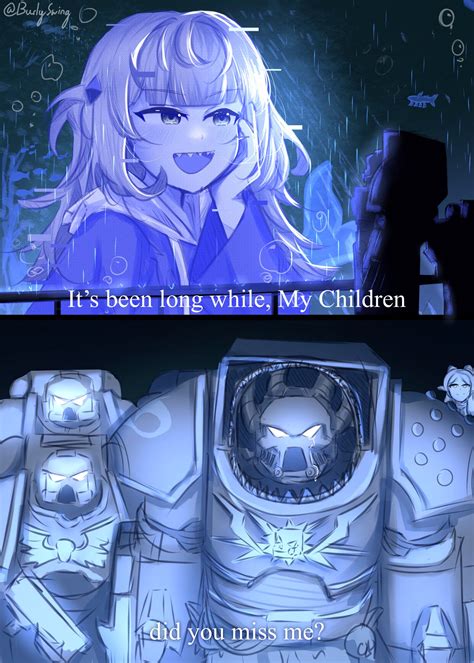 Gawr Gura Frieren Adeptus Astartes And Tyberos The Red Wake