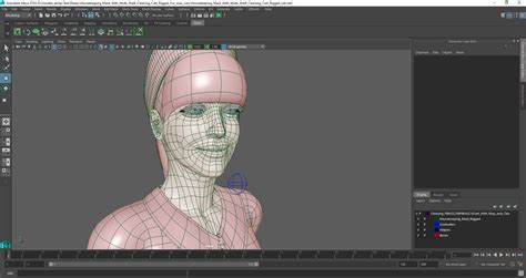 Housekeeping Maid With Multi Shelf Cleaning Cart Rigged Fur For Maya 3d Model 239 Ma Free3d