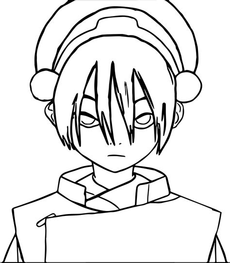 Toph Beifong Coloring Pages Coloringlib
