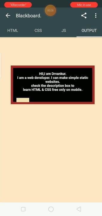 Blackboard Using Html And Css Codes Dlearner2498 Youtube