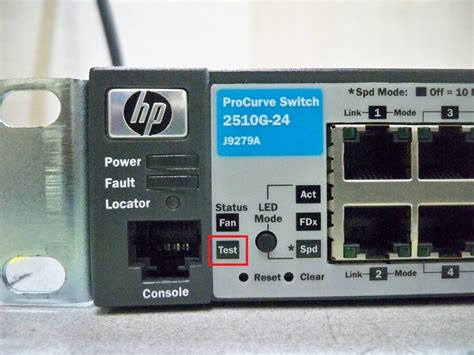Hoe Factory Reset Je Een HP Procurve 2510 24G Switch