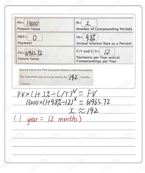Solved L Tvm Calculator Math