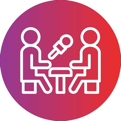 Premium Vector Vector Design Interview Icon Style