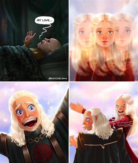 Aemma Greeting Viserys In The Afterlife By Rachel Hoo Rfreefolk