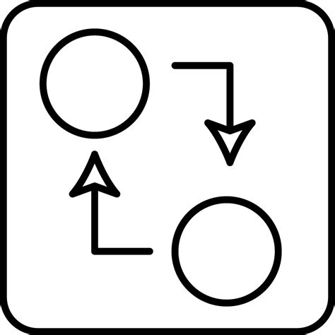 Strategy Diagram Icon Or Symbol In Line Art 45584853 Vector Art At Vecteezy