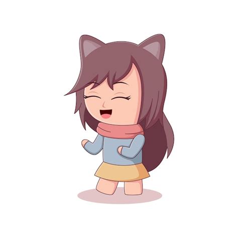 Premium Vector Chibi Anime Character Design Illustration