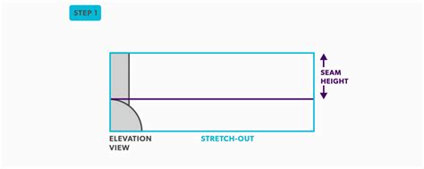 Unequal Diameter 90 Degree Tee Shop Method Pattern Development Sheet