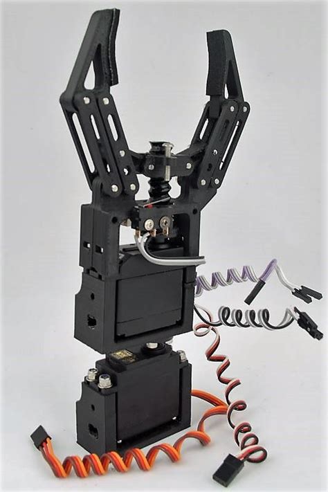 Andromina Robot V Robotic Gripper And Arduino Tutorial About A Robotic Clamp With Arduino
