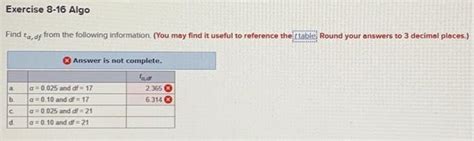 solved find ta df from the following information you may