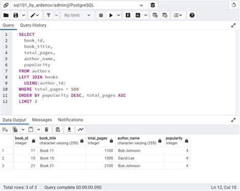 Sql 101 Chapter 3 Mastering Data Retrieval With Select Statements