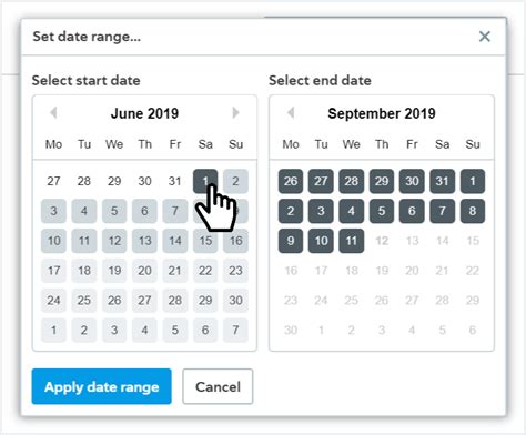 Select A Date Range In A Report V1