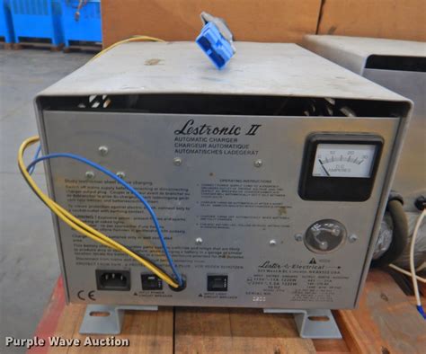 18 Lester Electric Lestronic Ii 48v Forklift Battery Chargers In