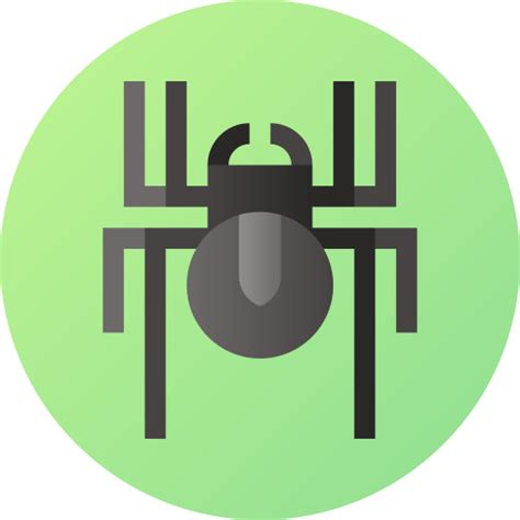 Spider Flat Circular Gradient Icon