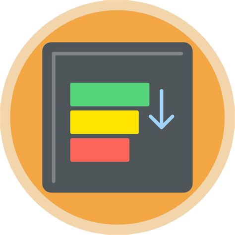 Sort Flat Multi Circle Icon 42991353 Vector Art At Vecteezy