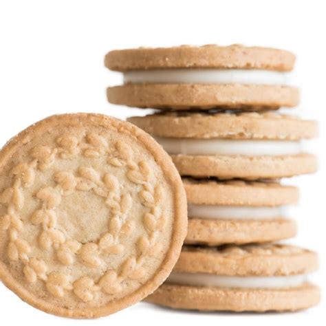 Biscuits Poult Round Vanilla Sandwich Bluestar
