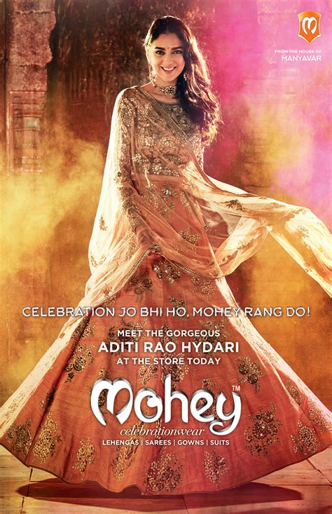 Mohey By Manyavar With Aditi Rao Hydari On Behance