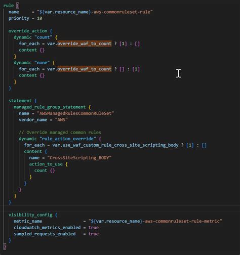 Ruleactionoverride For Managedrulegroupstatement Aws Hashicorp Discuss