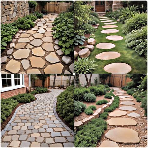 Elegant Walkway With Stepping Stones Enhance Outdoor Spaces With Style