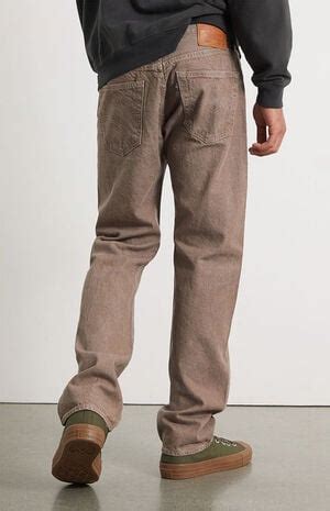 Levis Brown 501 Original Fit Jeans Pacsun