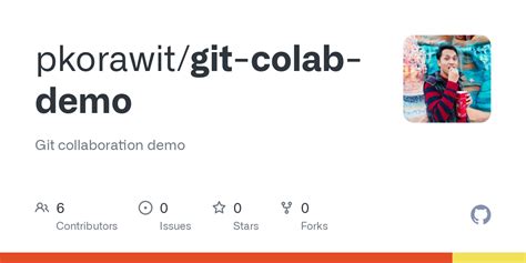 Github Pkorawitgit Colab Demo Git Collaboration Demo